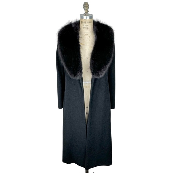 Regency Cashmere | Jackets & Coats | Vintage Regency Fox Fur Collar ...